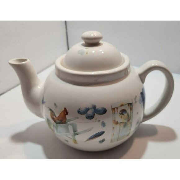Hallmark | Dining | Marjolein Bastin Teapot Blue Skies Hallmark Blue ...